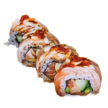 Seared salmon roll